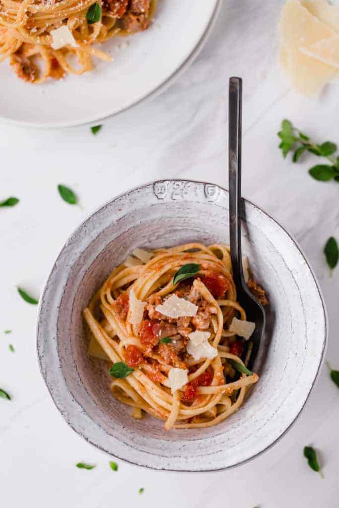 Slow-Braised Pork Sugo (Meat Sauce For Pasta) - Well Seasoned Studio