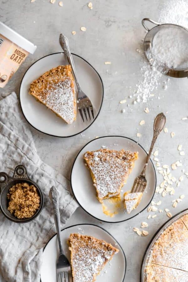 Milk Bar Pie (Formerly Crack Pie) with Oatmeal Crust - Well Seasoned Studio