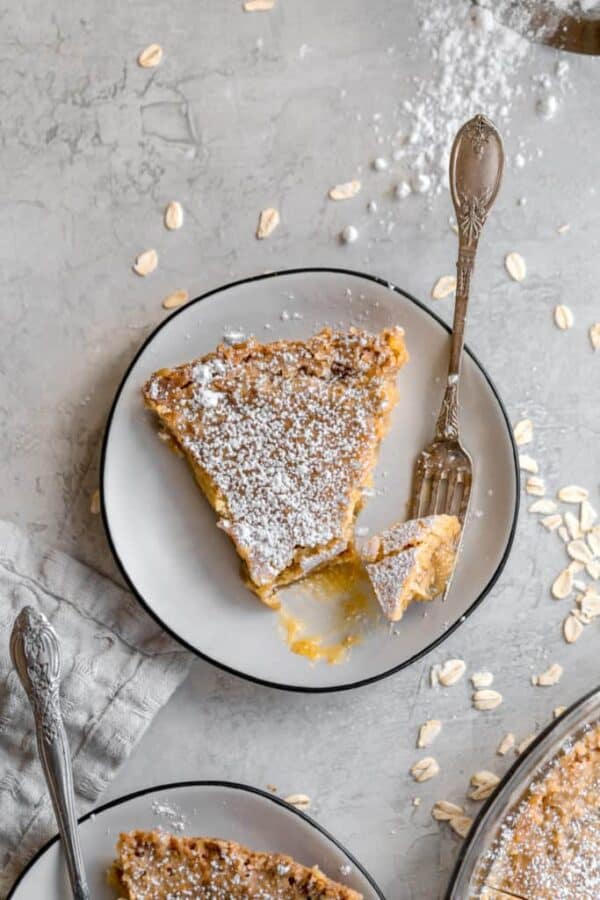 Milk Bar Pie (Formerly Crack Pie) with Oatmeal Crust - Well Seasoned Studio