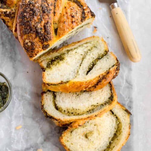 Braided Pesto Bread Recipe (with Video!) - Well Seasoned Studio
