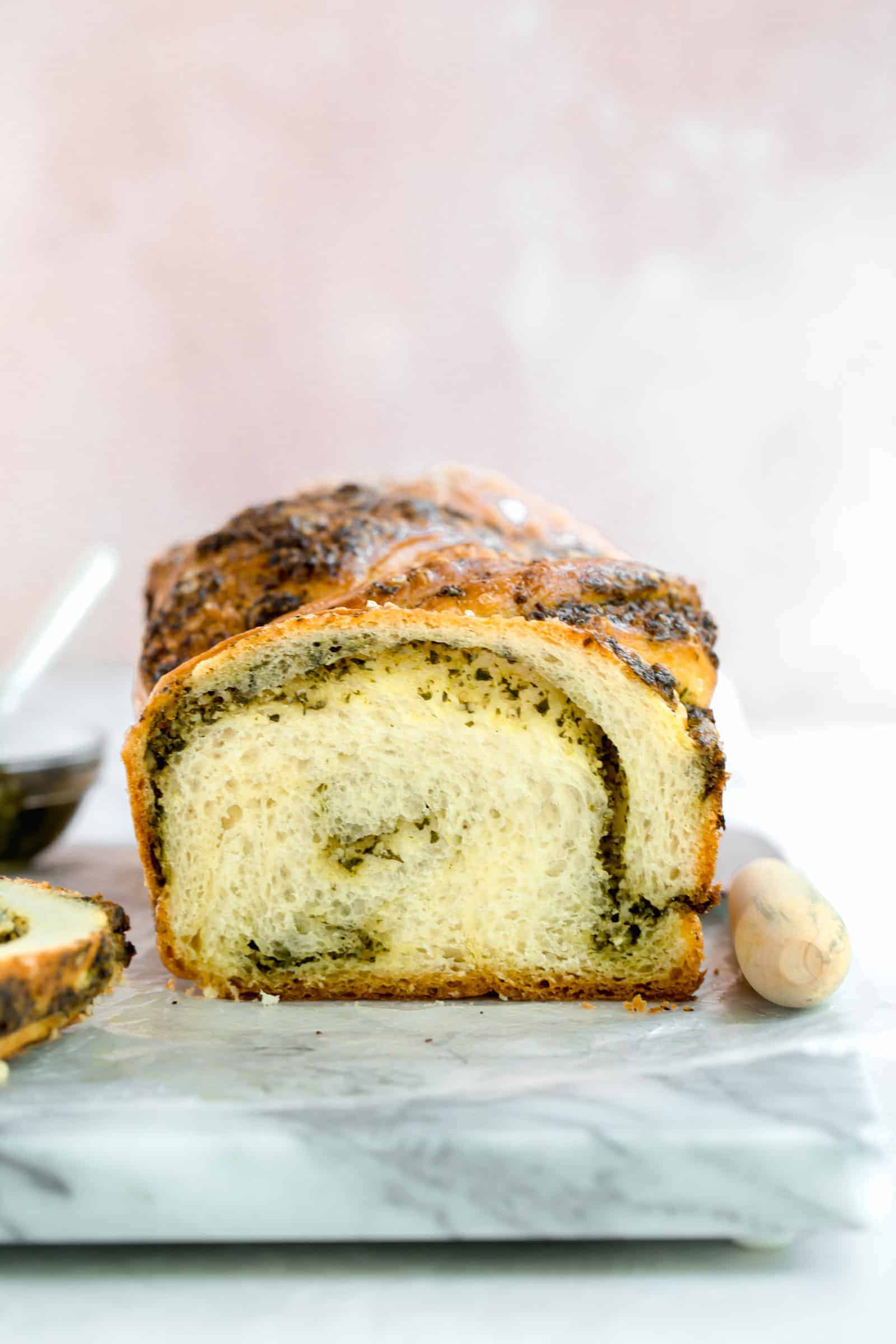 Braided Pesto Bread Recipe (with Video!) - Well Seasoned Studio