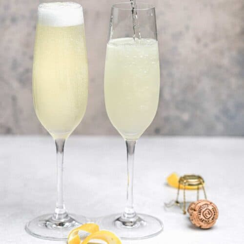 French 75 (Gin & Champagne Cocktail) - Well Seasoned Studio