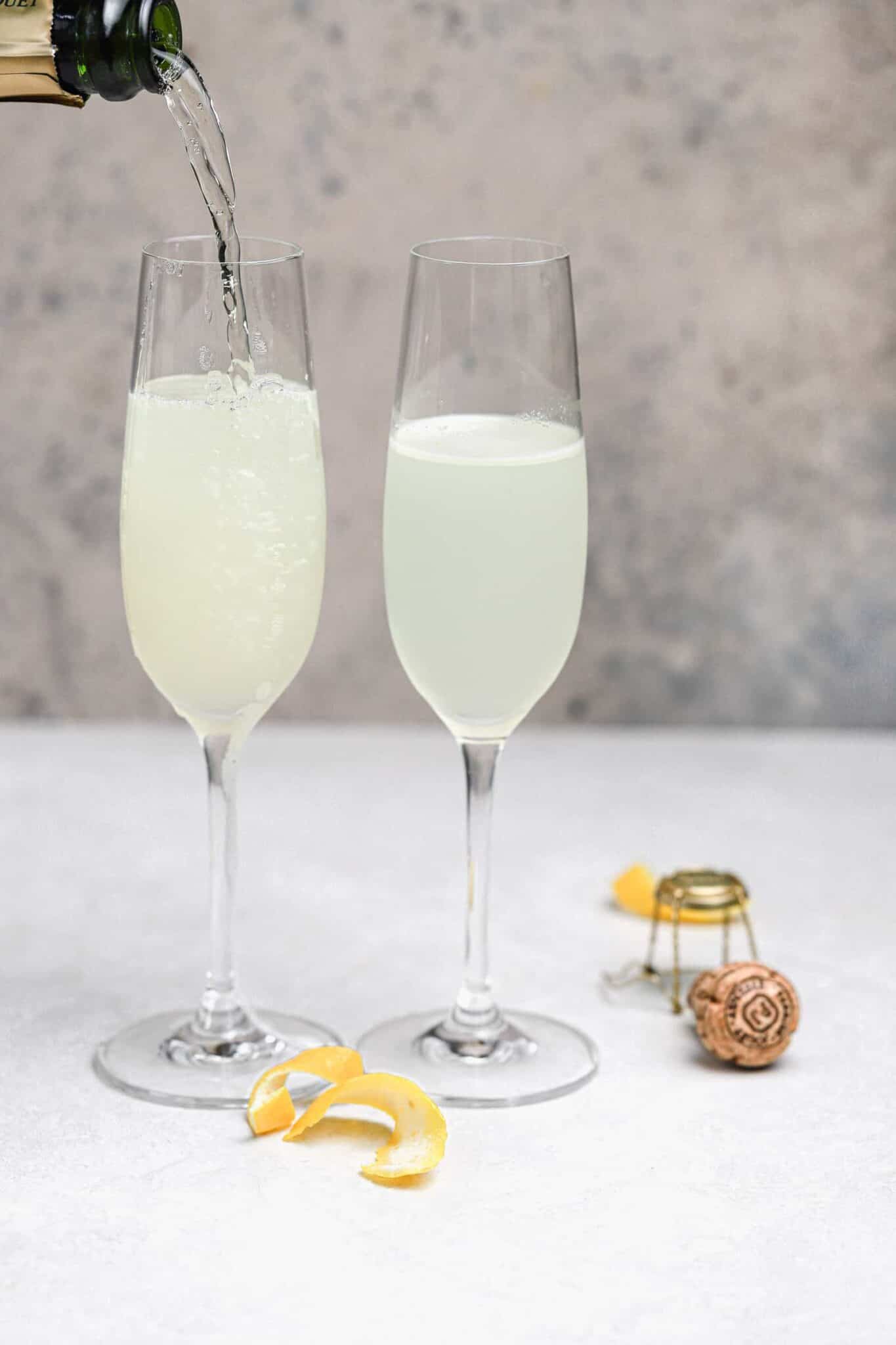 French 75 (Gin & Champagne Cocktail) - Well Seasoned Studio