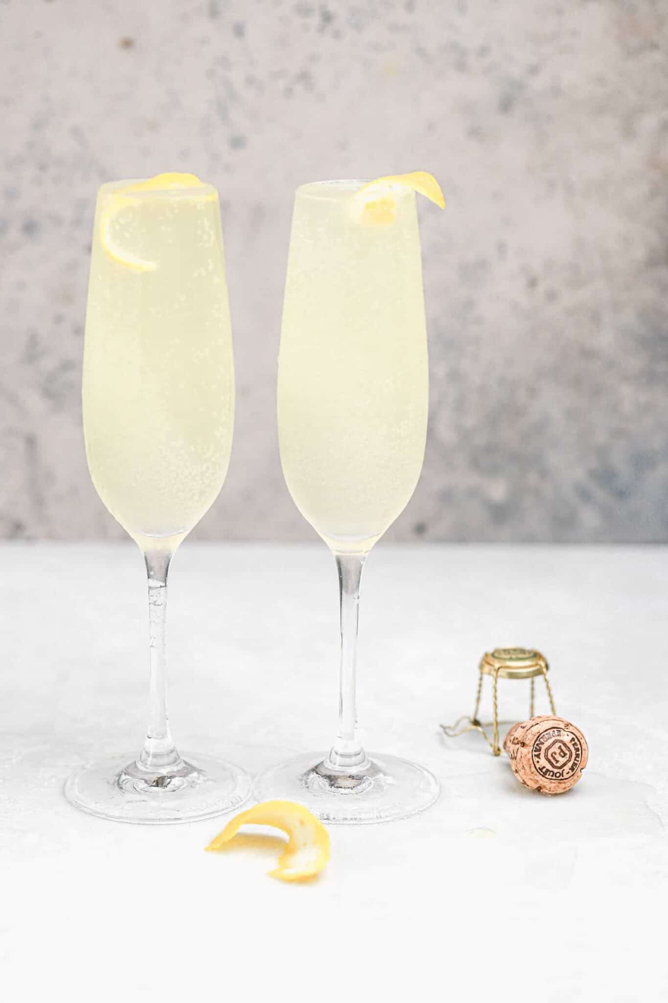 French 75 (Gin & Champagne Cocktail) - Well Seasoned Studio
