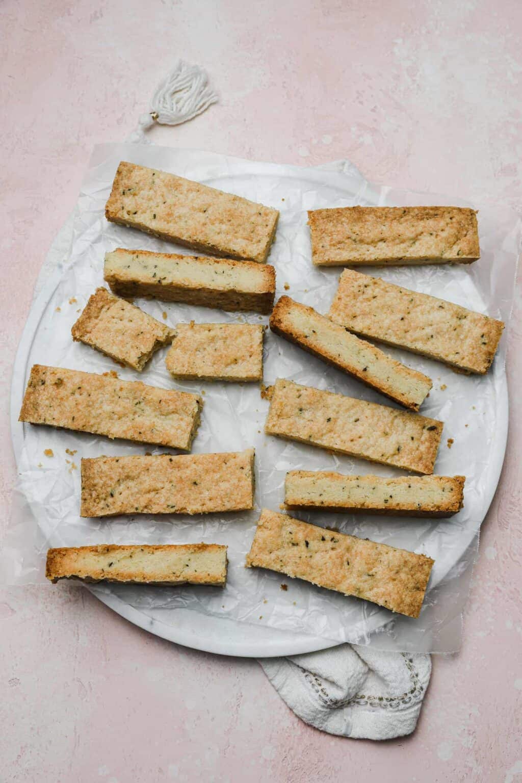 5-Ingredient Rosemary Shortbread Cookies - Well Seasoned Studio