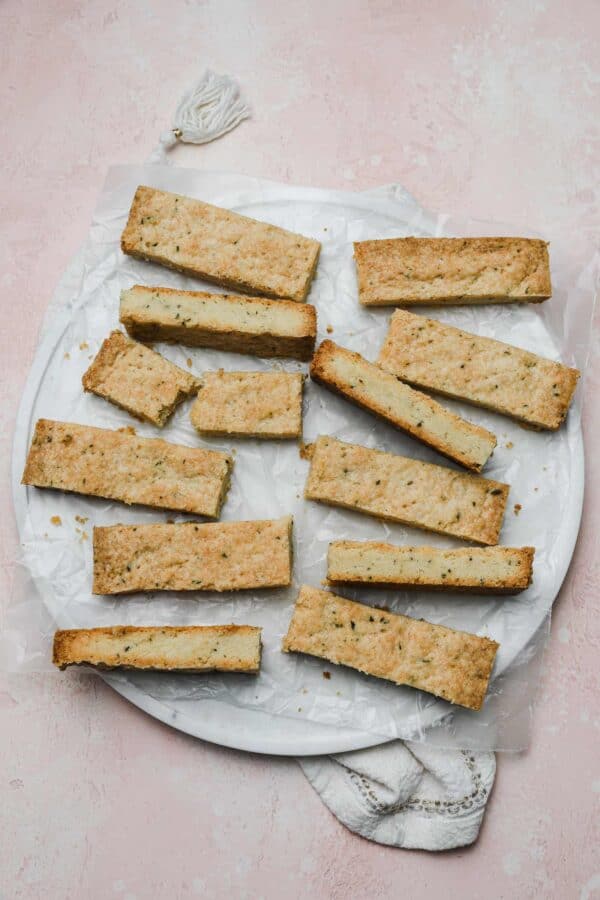 5-Ingredient Rosemary Shortbread Cookies - Well Seasoned Studio