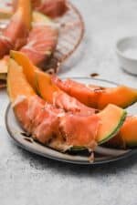 Sweet & Salty Prosciutto-Wrapped Melon Slices - Well Seasoned Studio