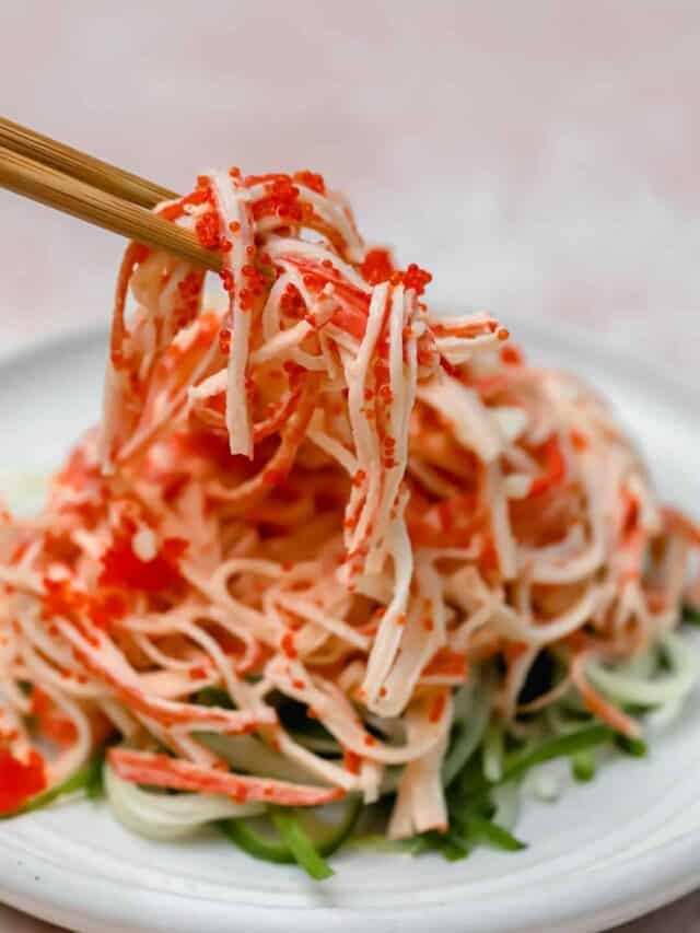 The Best Spicy Kani Salad - Well Seasoned Studio