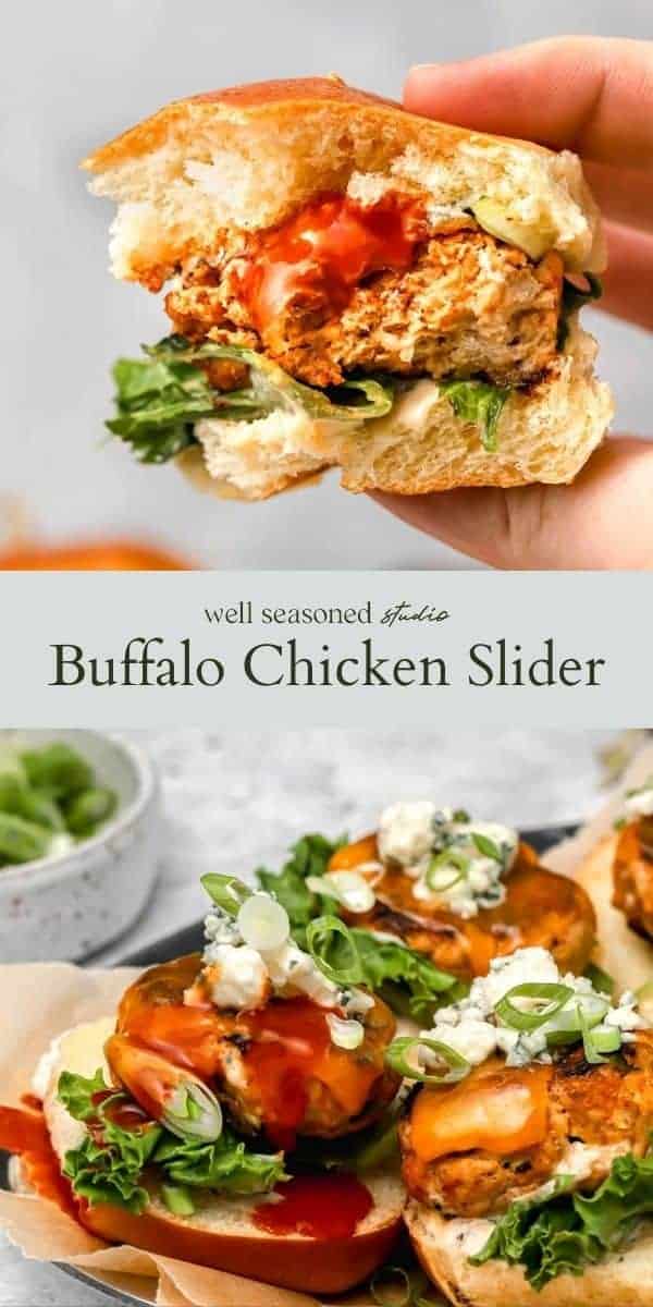 Tender, Juicy Buffalo Chicken Sliders - Well Seasoned Studio
