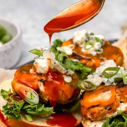 Tender, Juicy Buffalo Chicken Sliders - Well Seasoned Studio