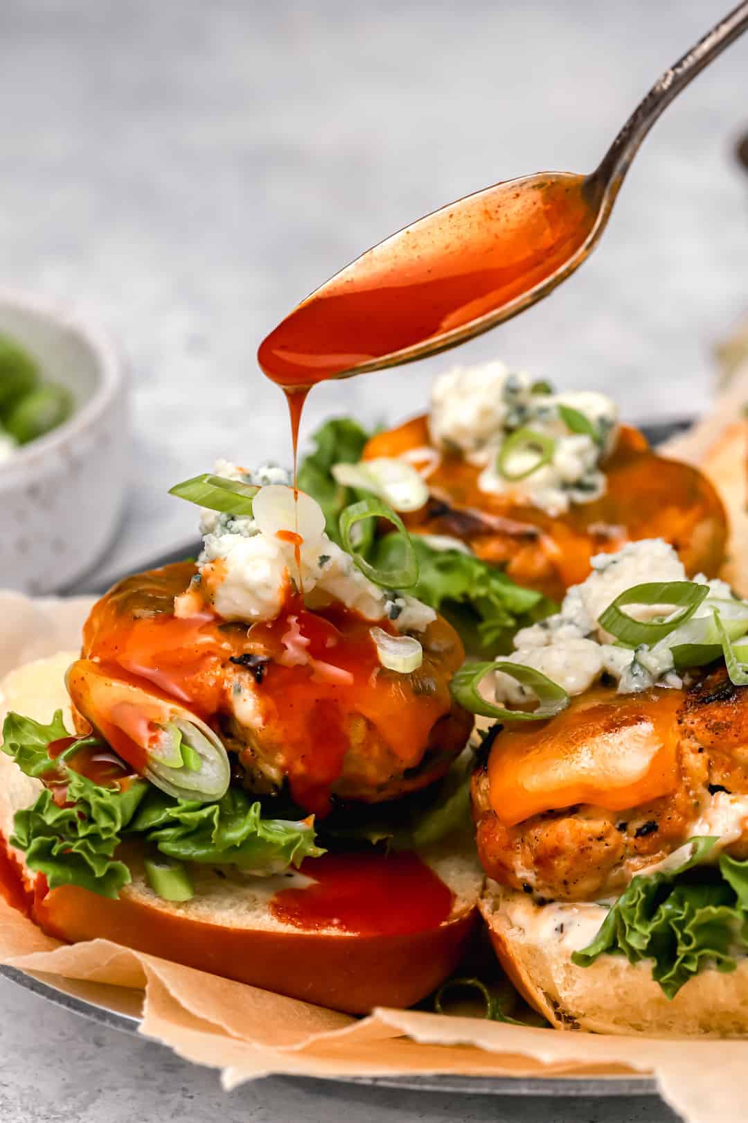 Tender, Juicy Buffalo Chicken Sliders - Well Seasoned Studio