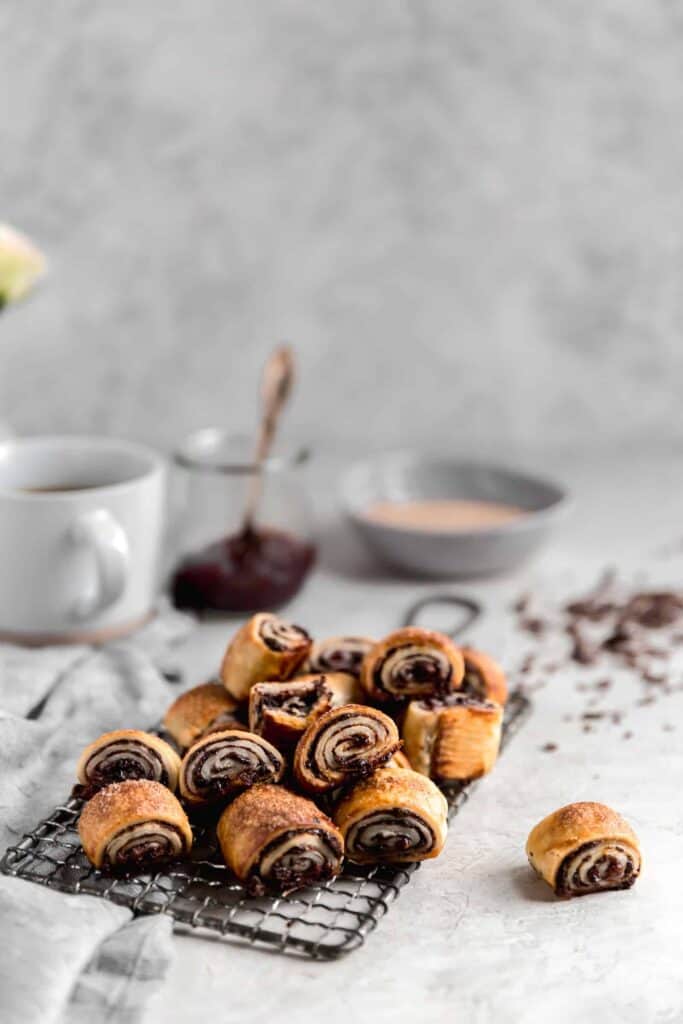 Classic Chocolate Raspberry Rugelach Recipe! | Well Seasoned Studio