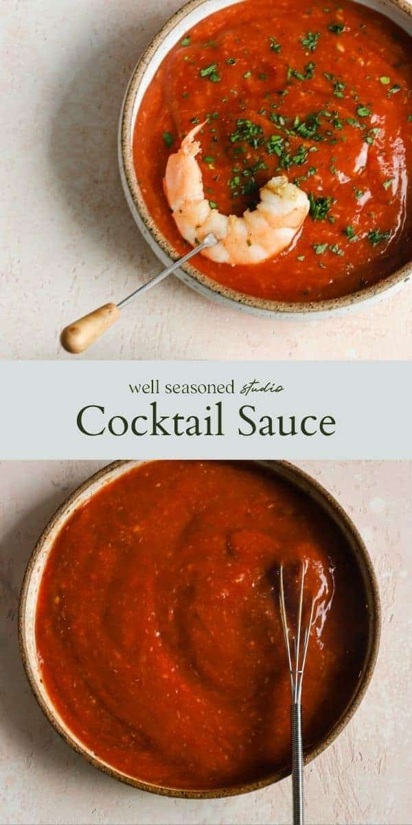 5-Minute Homemade Cocktail Sauce (For Seafood!) - Well Seasoned Studio