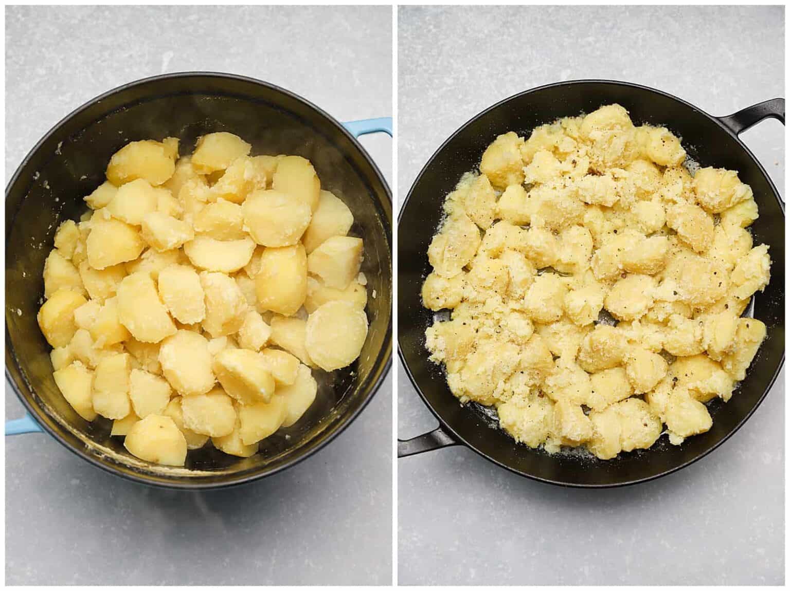 Ultra Crispy Roasted Duck Fat Potatoes - Well Seasoned Studio