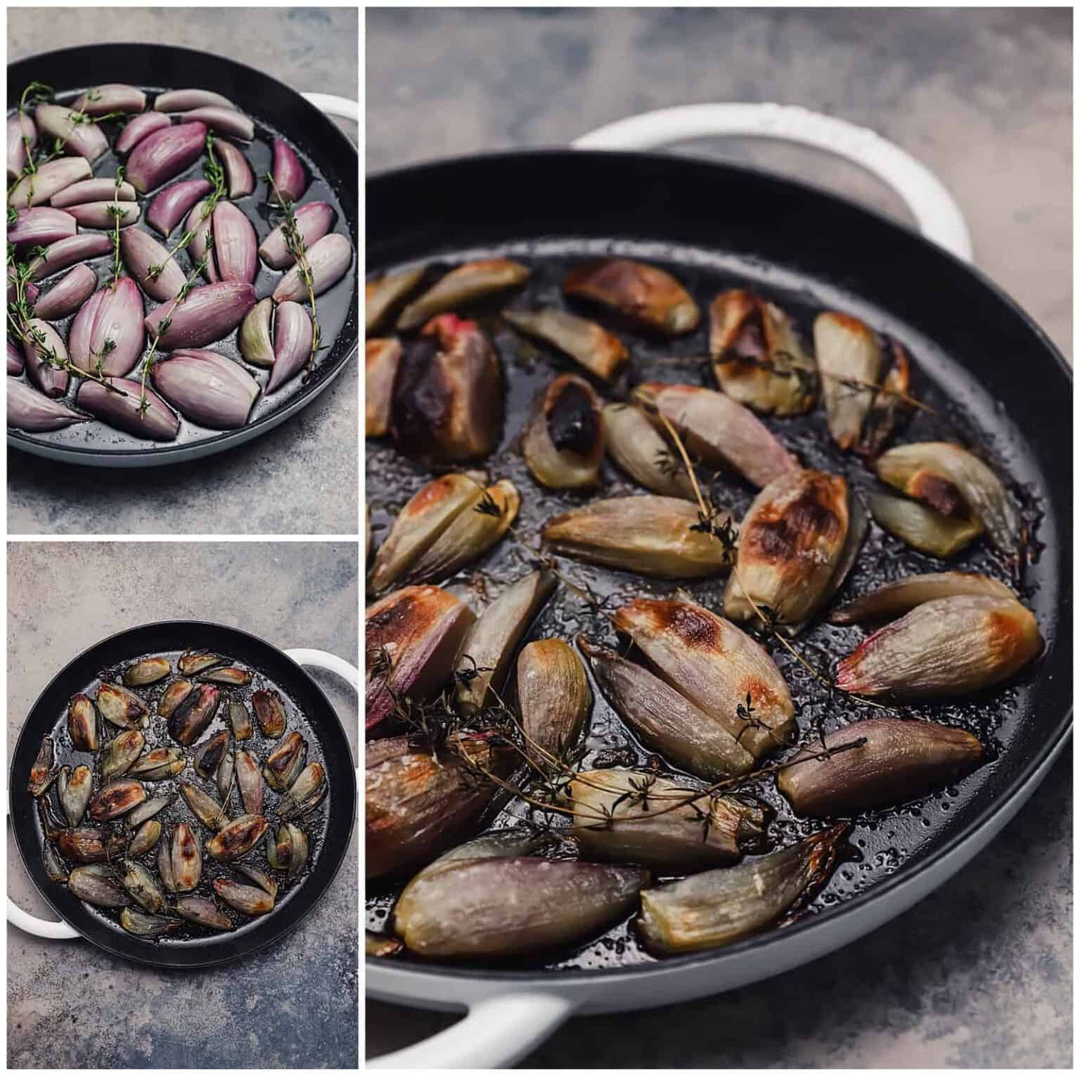 4-Ingredient Roasted Shallots with Thyme - Well Seasoned Studio