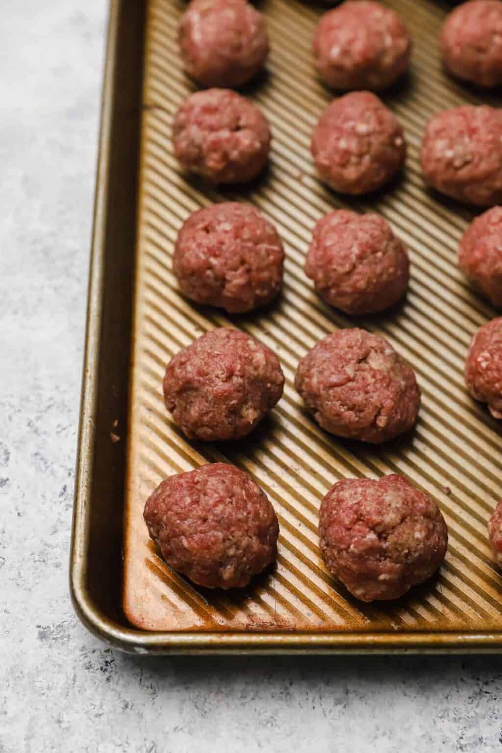 25-Minute Baked Ground Beef Meatballs - Well Seasoned Studio