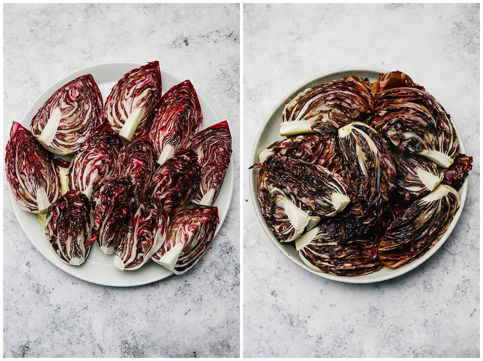 Charred Radicchio Salad with Balsamic Vinaigrette - Well Seasoned Studio