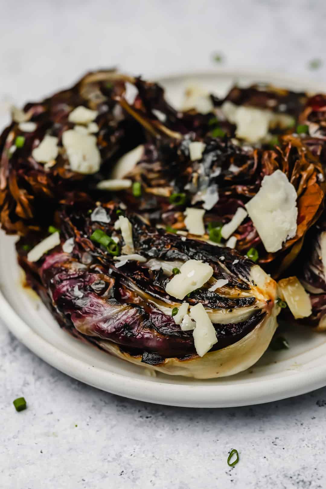 Charred Radicchio Salad with Balsamic Vinaigrette - Well Seasoned Studio