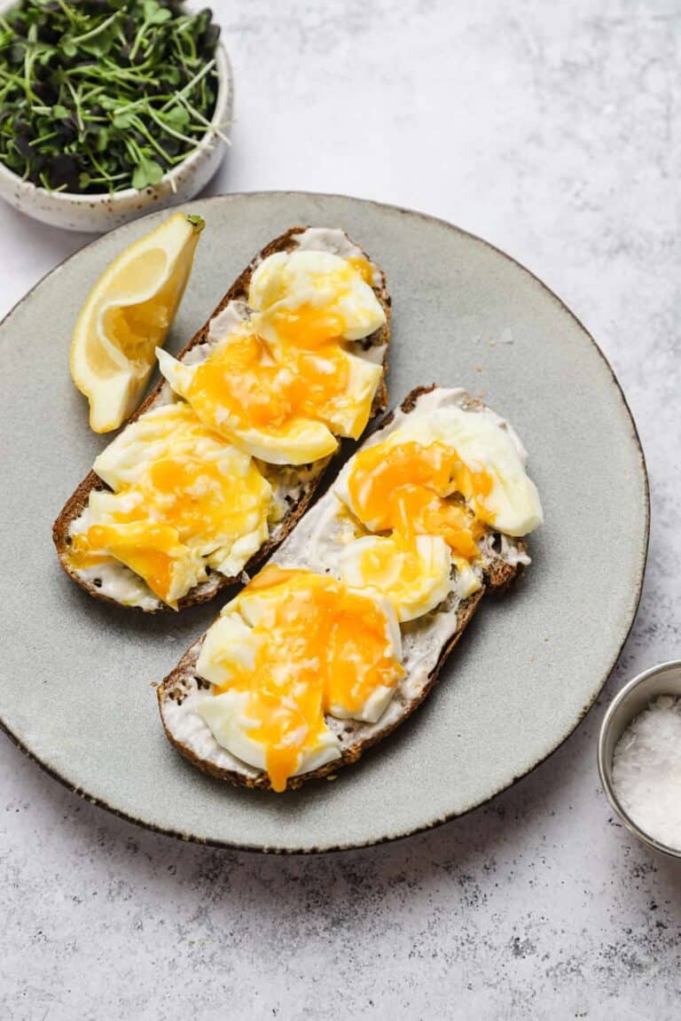 Smashed 7-Minute Eggs On Toast - Well Seasoned Studio