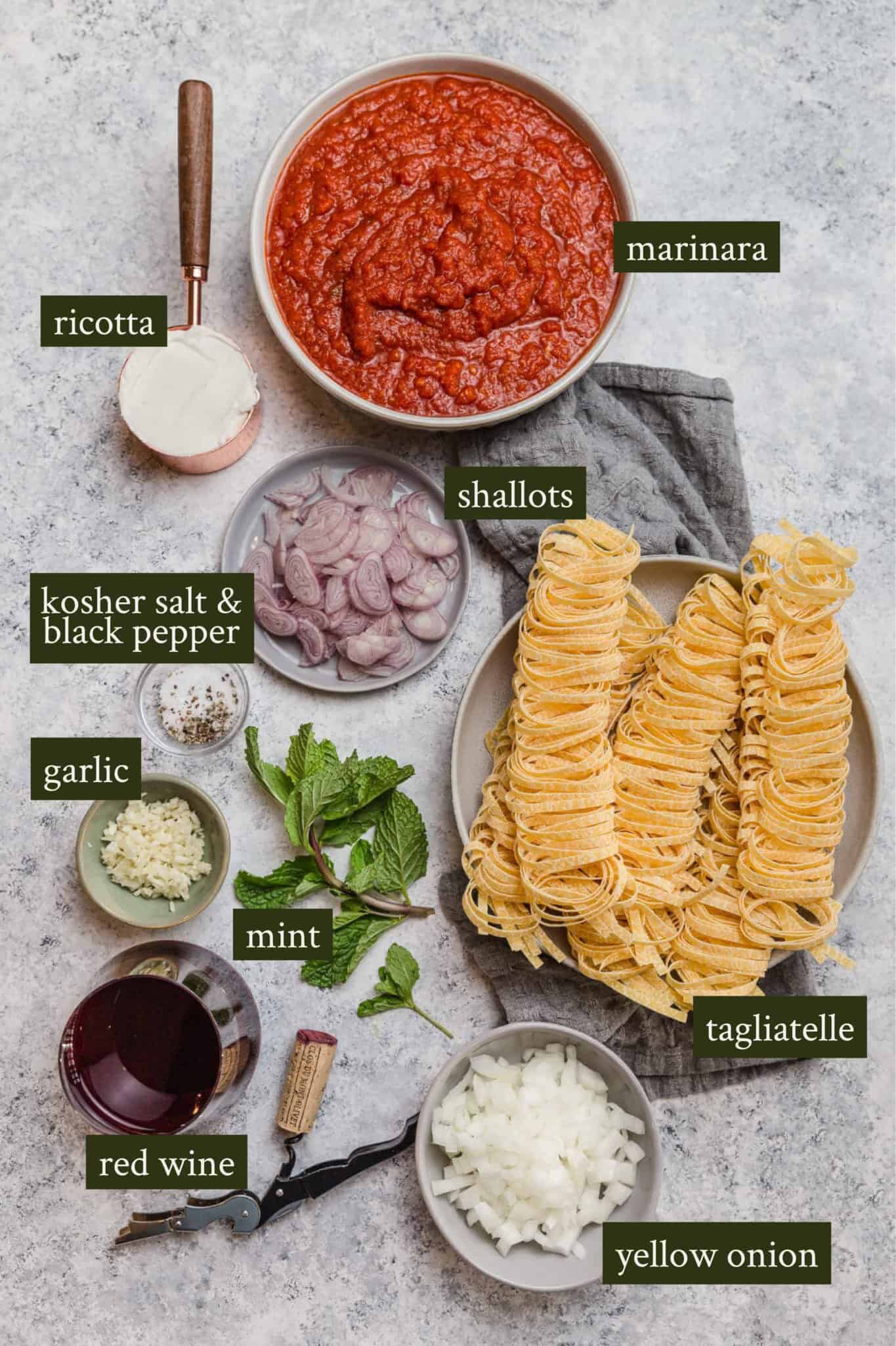 30-Minute Ground Lamb Ragu with Mint & Ricotta - Well Seasoned Studio