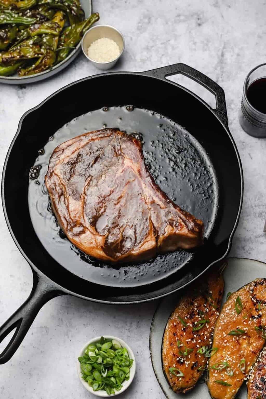 Cast Iron Ribeye with Sesame - Well Seasoned Studio