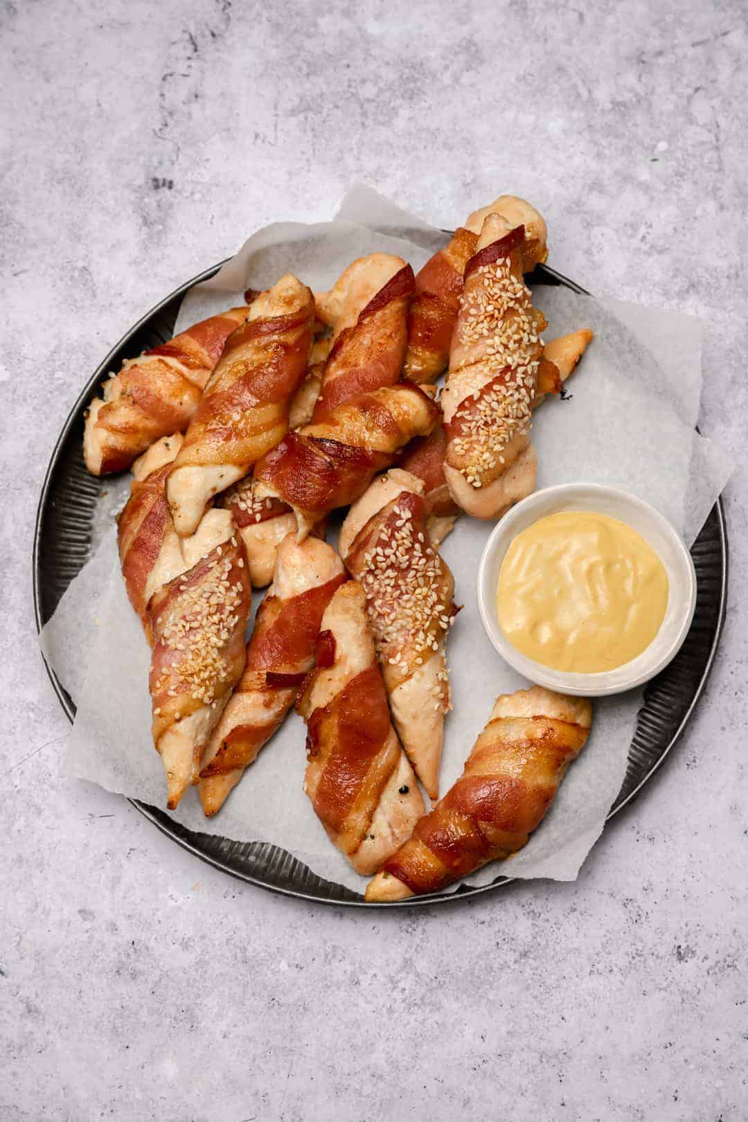 Bacon Wrapped Chicken Tenders - Well Seasoned Studio