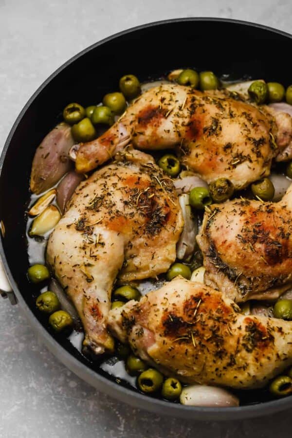 Roasted Chicken Provençal with Olives - Well Seasoned Studio