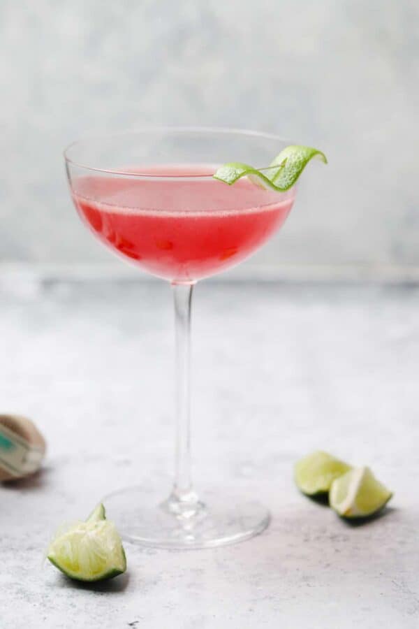 Pomegranate Tequila Cosmo Cocktail - Well Seasoned Studio