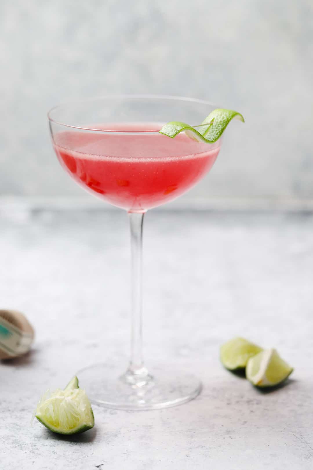 Light & Fresh Pomegranate Tequila Cosmo Cocktail - Well Seasoned Studio