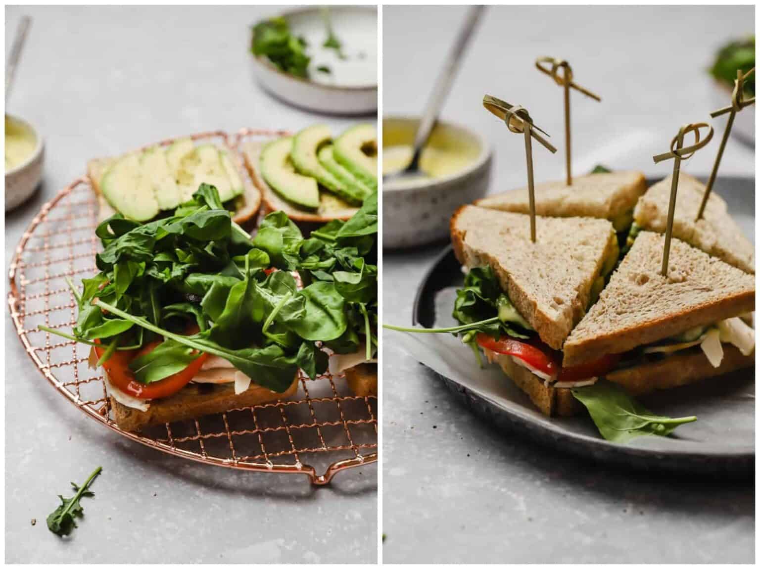 California Club Sandwich with Tarragon Aioli - Well Seasoned Studio