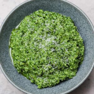 5-Ingredient Homemade Ramp Pesto - Well Seasoned Studio