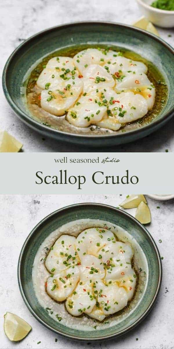 10-Minute Scallop Crudo with Soy, Lime, & Ginger - Well Seasoned Studio