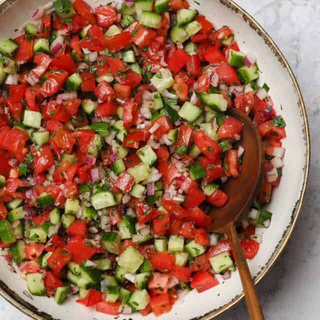 20-Minute Israeli Salad (Goes With Anything!) - Well Seasoned Studio