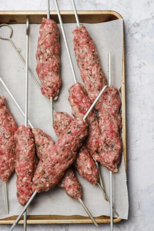 Grilled Ground Beef Kebab Skewers (Kofta-Style) - Well Seasoned Studio