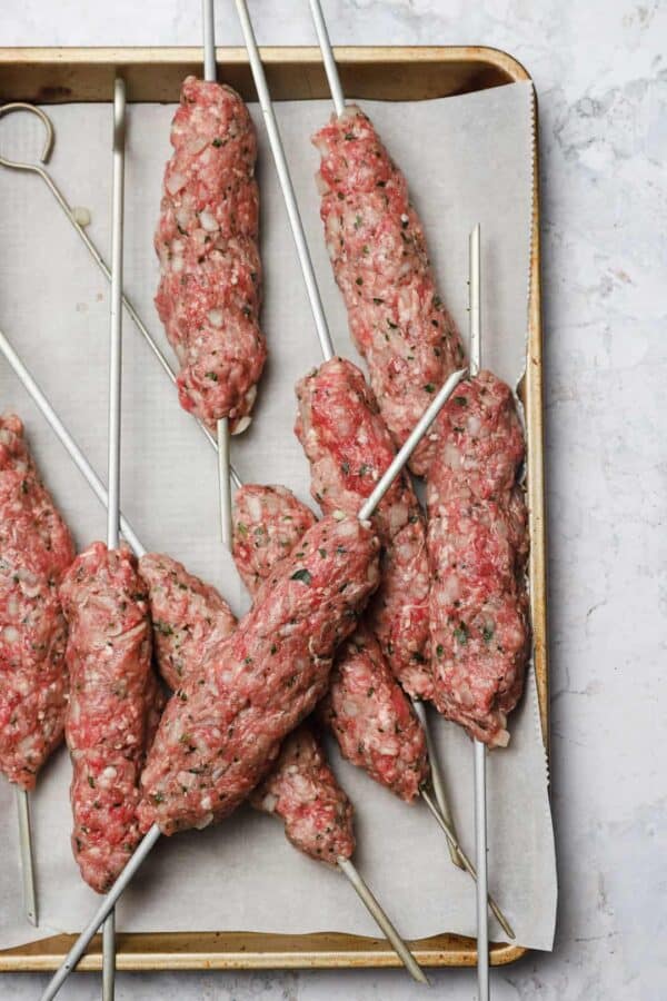 Grilled Ground Beef Kebab Skewers (Kofta-Style) - Well Seasoned Studio
