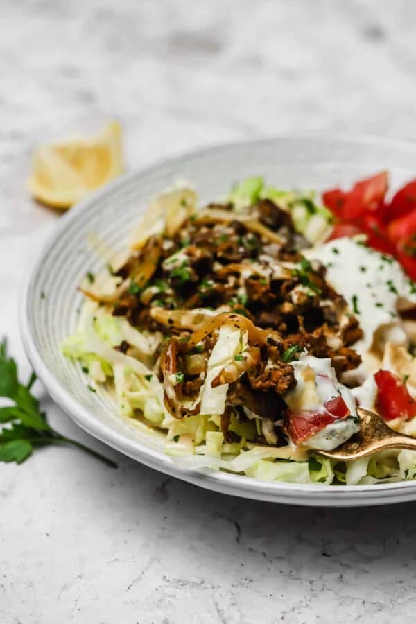 Juicy Grilled Lamb Shawarma with Onions - Well Seasoned Studio