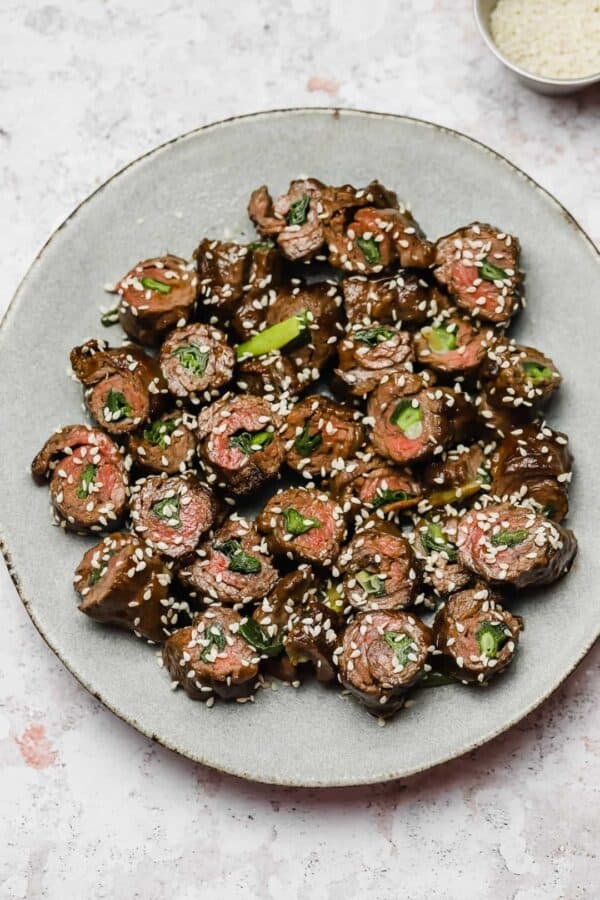 Beef Negimaki (Japanese Beef and Scallion Roll) - Well Seasoned Studio