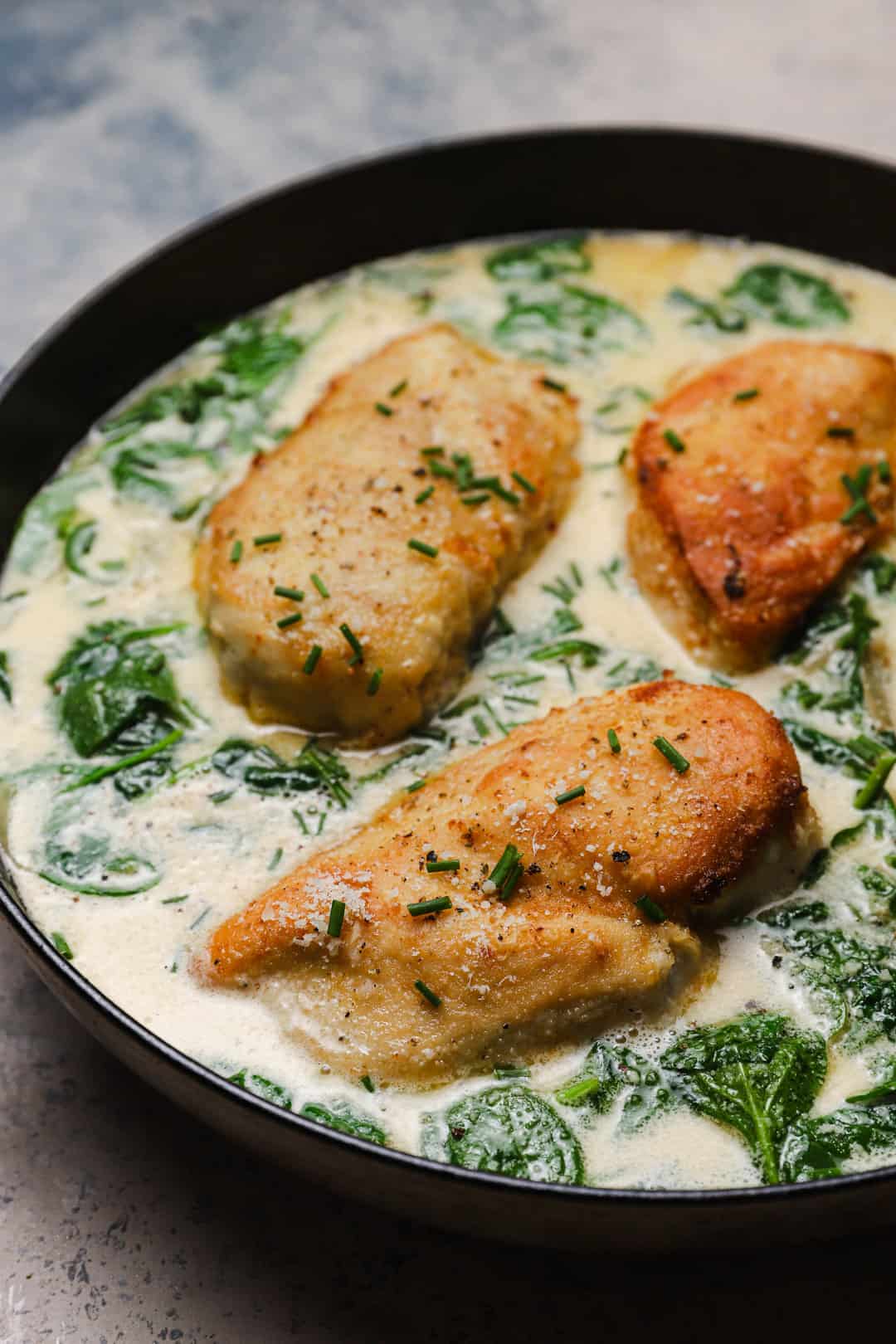Creamy Chicken Florentine Recipe - Well Seasoned Studio