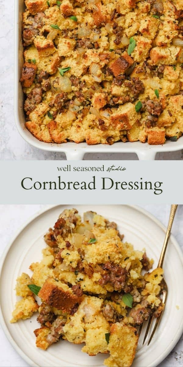 The BEST Cornbread Dressing Recipe - Well Seasoned Studio