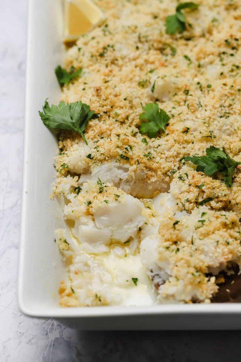 Delicate Baked Cod With Panko Breadcrumbs - Well Seasoned Studio