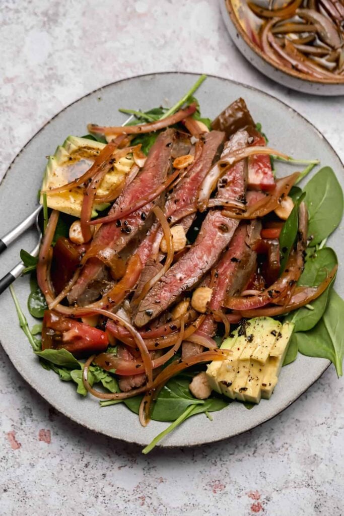 Steak Salad Recipe - Well Seasoned Studio