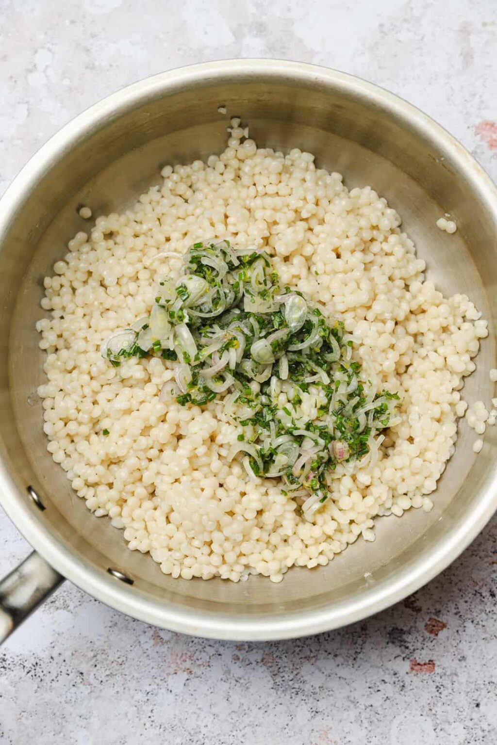 20-Minute Israeli Couscous with Feta - Well Seasoned Studio