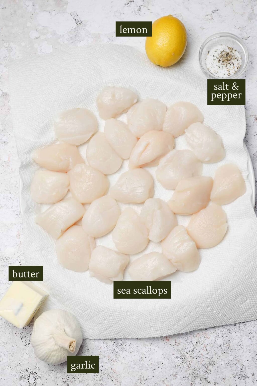 Easy Broiled Scallops With Garlic Butter Sauce - Well Seasoned Studio