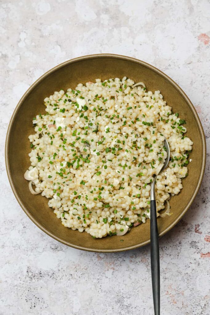 Easy Israeli Couscous Recipe With Lemon - Well Seasoned Studio