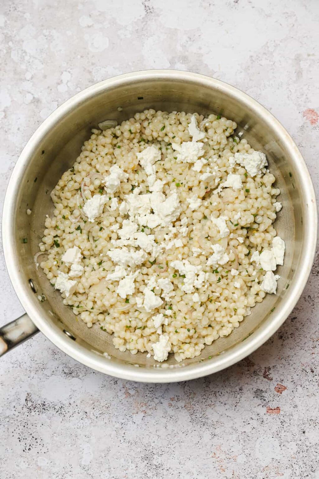 20-Minute Israeli Couscous with Feta - Well Seasoned Studio