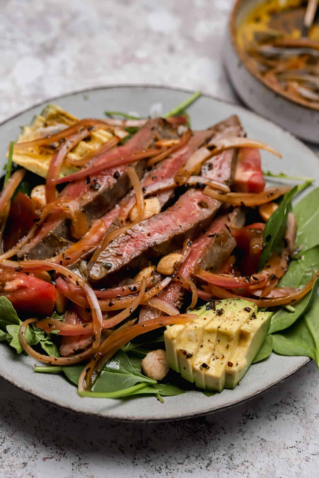 Steak Salad Recipe - Well Seasoned Studio