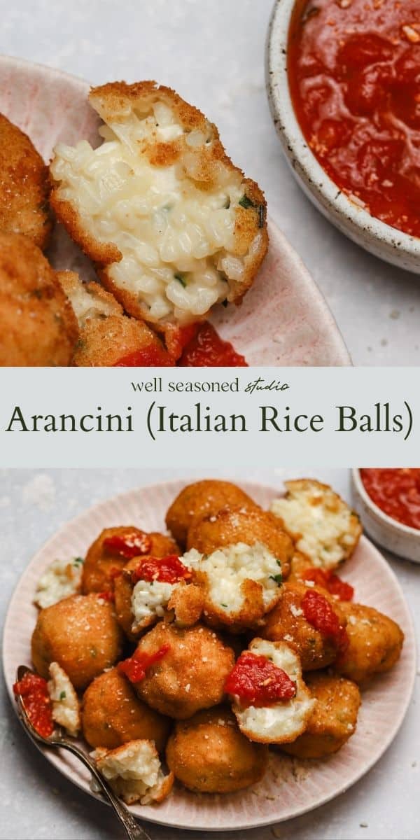 How to Make Italian Rice Balls {Sicilian Arancini} - Well Seasoned Studio