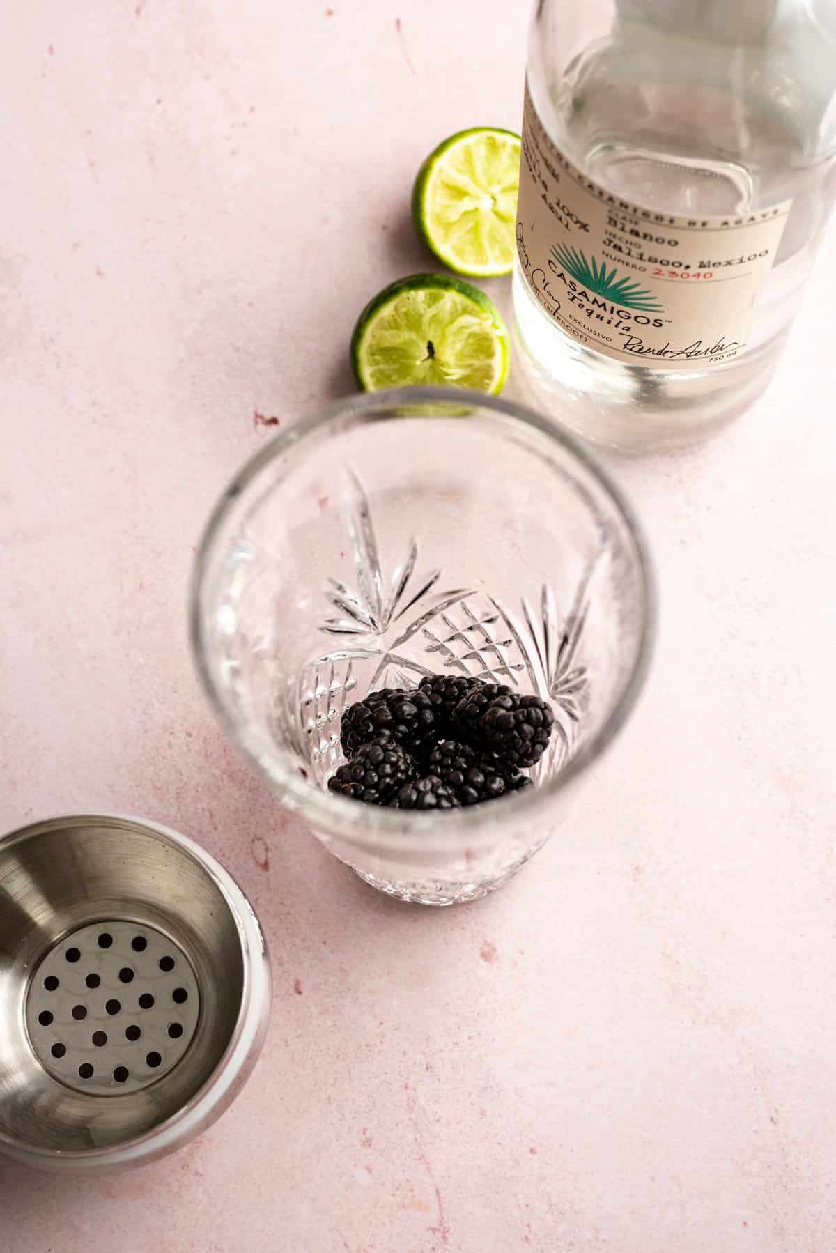 Blackberry Basil Margarita (Cinco de Mayo) - Well Seasoned Studio