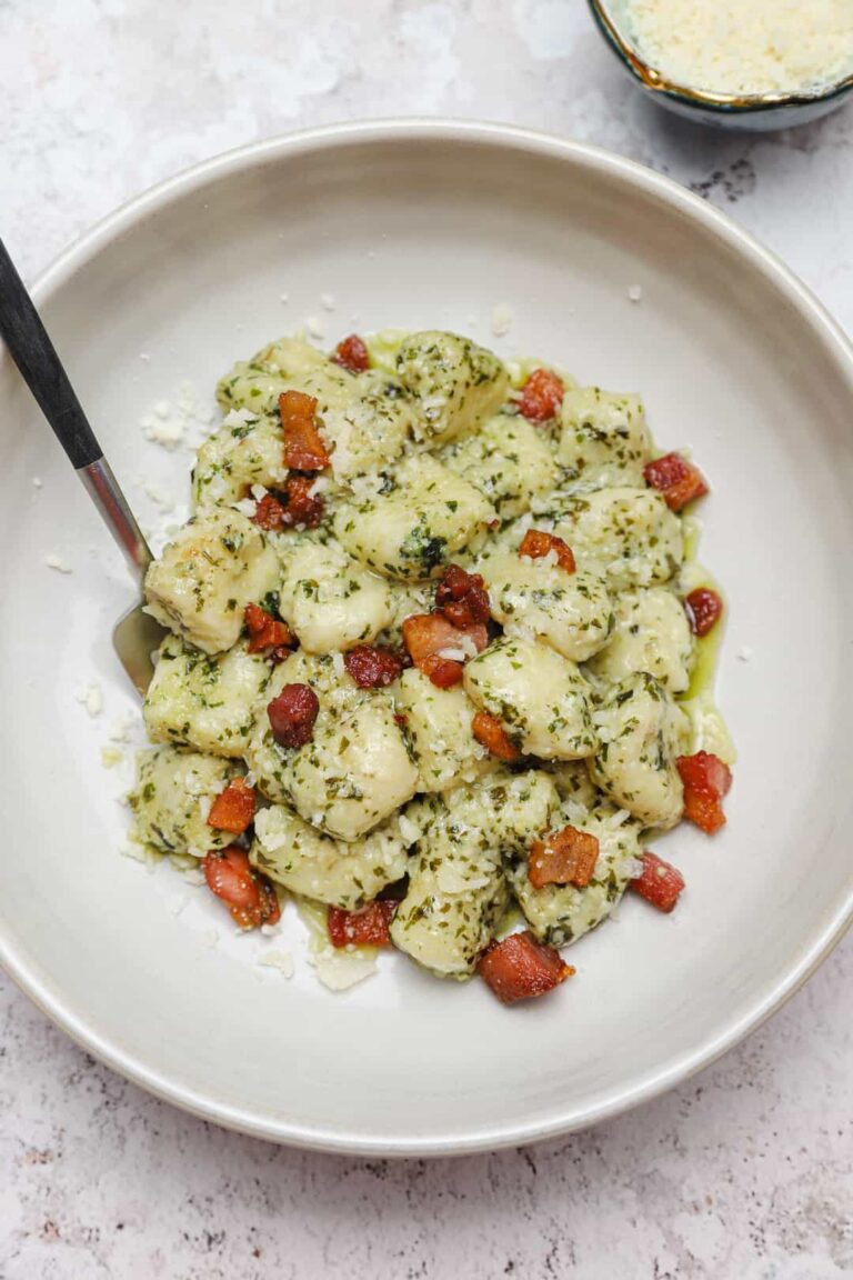 25-Minute Pesto Gnocchi (with any pesto!) - Well Seasoned Studio