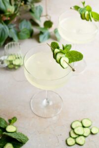 Cucumber Martini {A Classic Cocktail} - Well Seasoned Studio